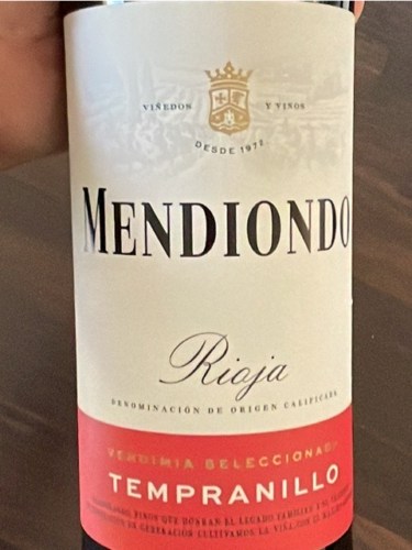 Criadores de Rioja Mendiondo Tempranillo | Vivino English