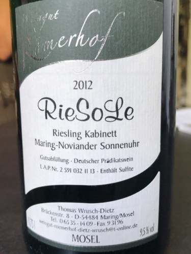 Weingut Römerhof Riesole Riesling Kabinett | Vivino