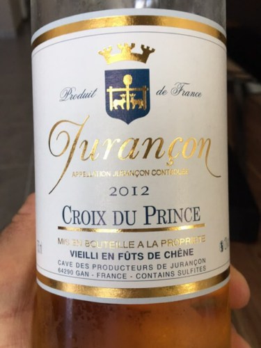 2012 Cave des Producteurs de Jurançon Croix du Prince Jurançon | Vivino US
