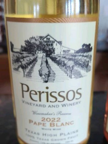 Perissos Winemaker's Reserve Pape Blanc | Vivino US