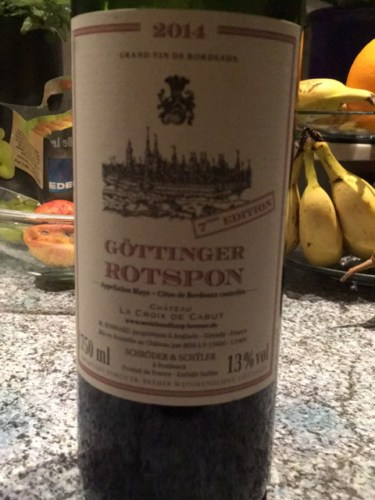 2014 Bremer Gottinger Rotspon Côtes de Bordeaux | Vivino US