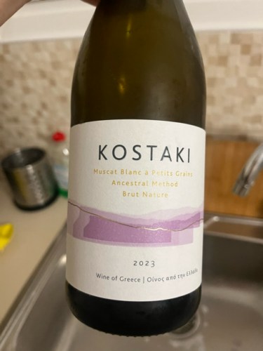 Kostaki Winery Muscat Blanc à Petits Grains Brut Nature | Vivino US