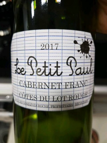 Domaines Roche Le Petit Paul Cabernet Franc | Vivino US