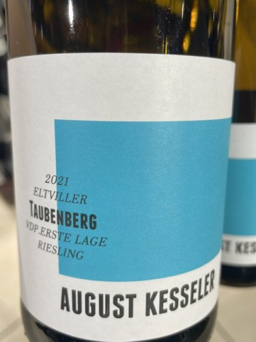 August Kesseler Eltviller Taubenberg VDP. Erste Lage Riesling | Vivino
