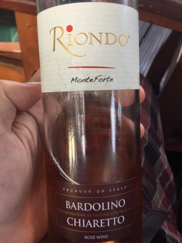 Riondo Chiaretto Monte Bardolino Forte Rosé | Vivino English