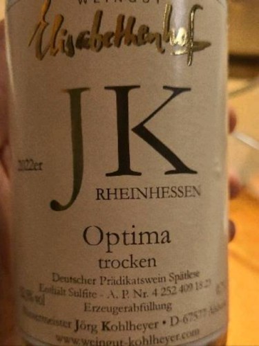 Elisabethenhof Kohlheyer JK Optima Trocken | Vivino US