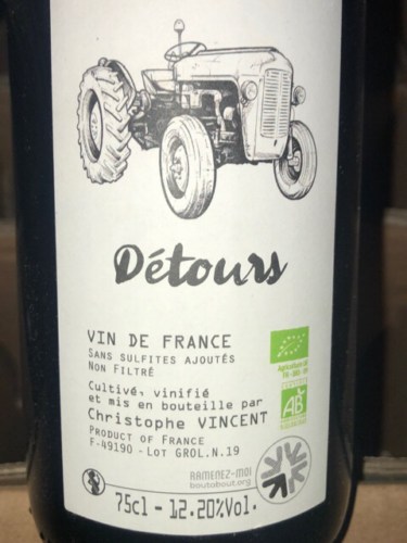 Christopher Vincent Détours | Vivino US