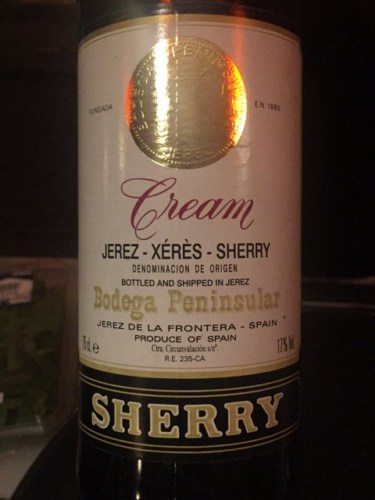 N.V. Peninsular Cream Jerez-Xeres Sherry | Vivino English