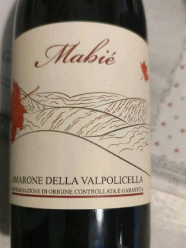 Mabiè Amarone della Valpolicella | Vivino Italiano