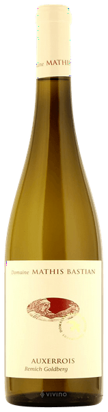 Mathis Bastian Remich Goldberg Auxerrois | Vivino België