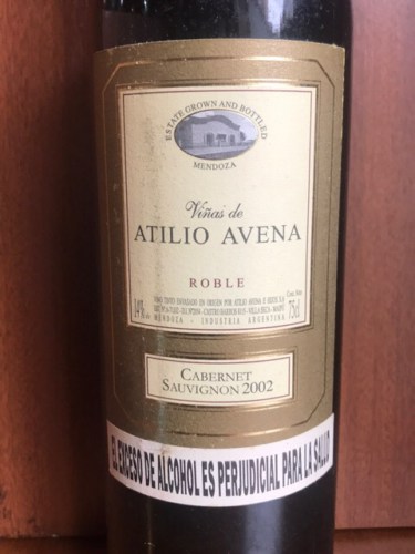 Atilio Avena Roble Cabernet Sauvignon | Vivino