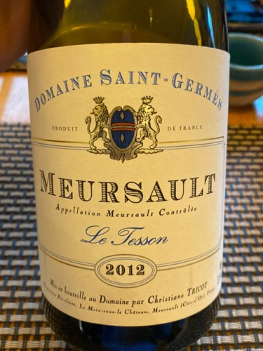 Domaine Saint-Germes Meursault 'Le Tesson' | Vivino Français