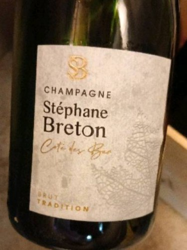 Stéphane Breton Côte des Bar Tradition Brut Champagne | Vivino US