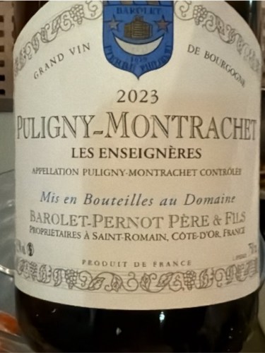 Barolet Pernot Père & Fils Les Enseignères Puligny-Montrachet | Vivino ...