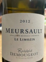 Rodolphe Demougeot Meursault Le Limozin |Vivino Hong Kong