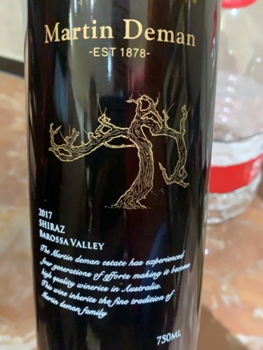 Martin Deman Shiraz | Vivino US