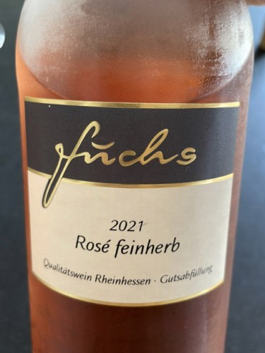 Weingut Fuchs Rosé Feinherb | Vivino US