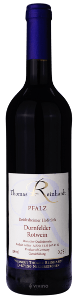 Thomas Reinhardt Deidesheimer Hofstück Dornfelder | Vivino Brasil