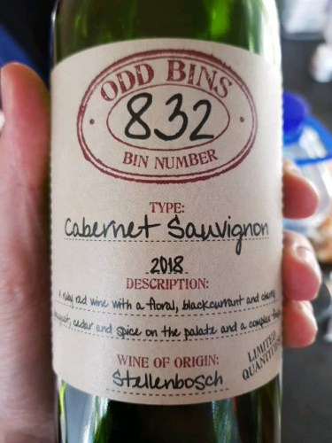 Odd Bins Bin Number 832 Cabernet Sauvignon | Vivino US