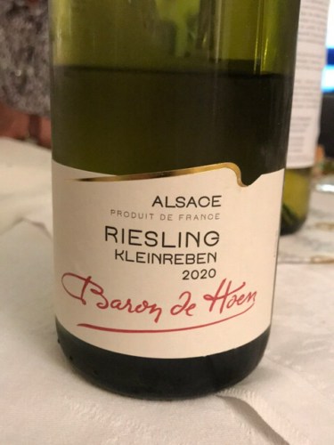Cave de Beblenheim Baron de Hoen Kleinreben Riesling | Vivino US