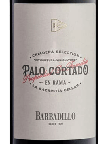 N.V. Barbadillo Criadera Selection Palo Cortado En Rama | Vivino US