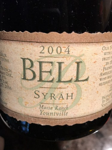 Bell Wine Cellars Massa Ranch Syrah | Vivino US