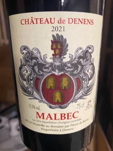 Château de Denens Malbec | Vivino US
