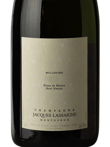 Jacques Lassaigne Millesime Blanc de Blancs Brut Nature Champagne ...