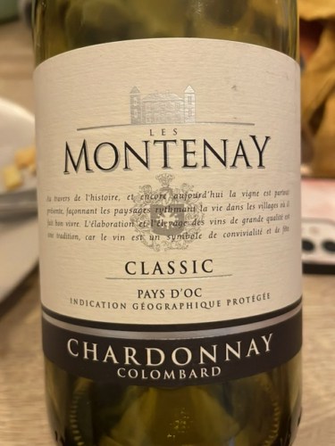 Les Montenay Classic Chardonnay - Colombard | Vivino US