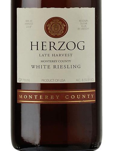 Herzog Late Harvest White Riesling | Vivino US