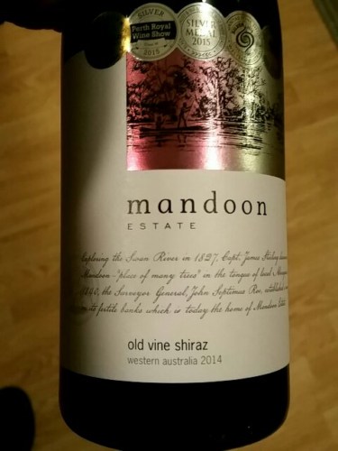 Mandoon Old Vine Shiraz |Vivino Hong Kong