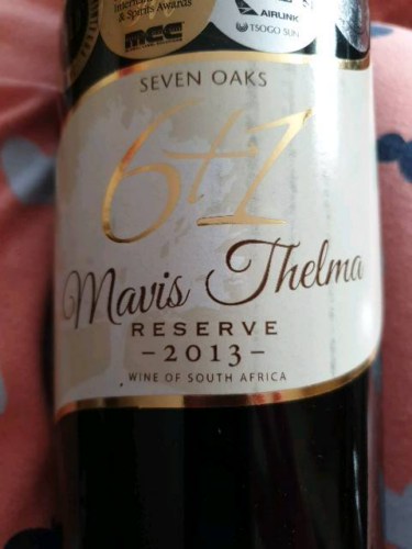 Seven Oaks 6+1 Mavis Thelma Reserve | Vivino US