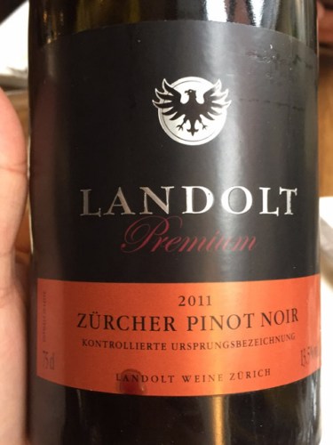 Landolt Weine Landolt Premium Zürcher Pinot Noir | Vivino US