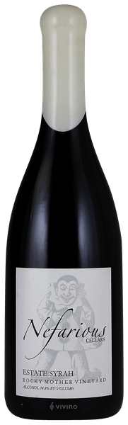 Nefarious Cellars Rocky Mother Vineyard Syrah | Vivino Australia