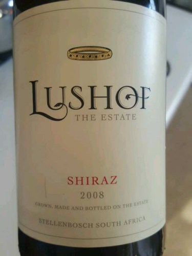 Lushof The Estate Shiraz | Vivino US