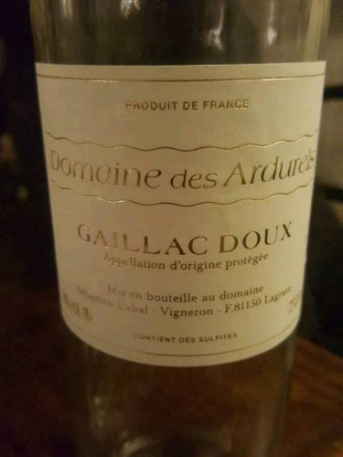 Ardurels Gaillac Doux | Vivino France