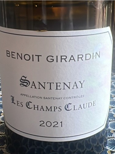 Benoit Girardin Santenay 'Les Champs Claude' | Vivino US