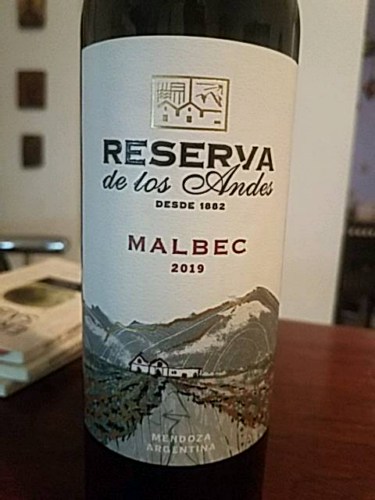 2020 Reserva de Los Andes Malbec | Vivino