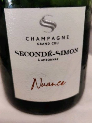 Secondé Simon Nuance Brut Champagne Grand Cru | Vivino Italiano