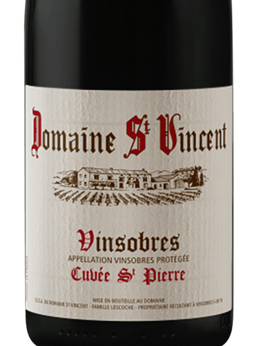 Domaine Saint Vincent Cuvée St.Pierre Vinsobres | Vivino English