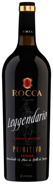 Rocca Leggendario Limited Edition Primitivo | Vivino US