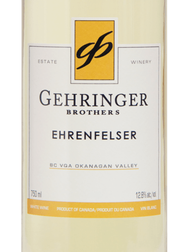 Gehringer Brothers Ehrenfelser Classic | Vivino US