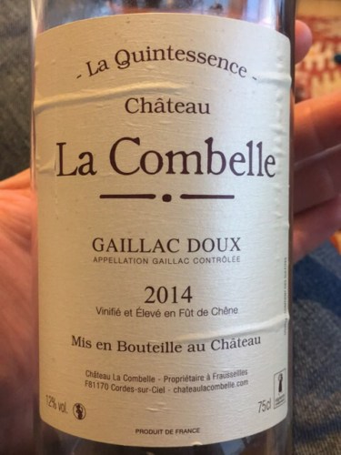 Château la Combelle La Quintessence Gaillac Doux | Vivino Australia
