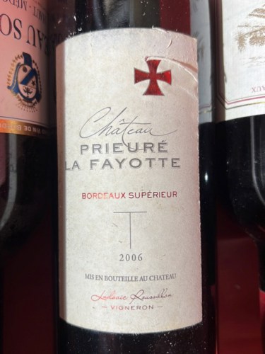 Château Prieure La Fayotte Bordeaux Supérieur | Vivino US