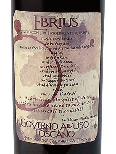 Nistri Ebrius Governo All'Uso Toscano | Vivino US