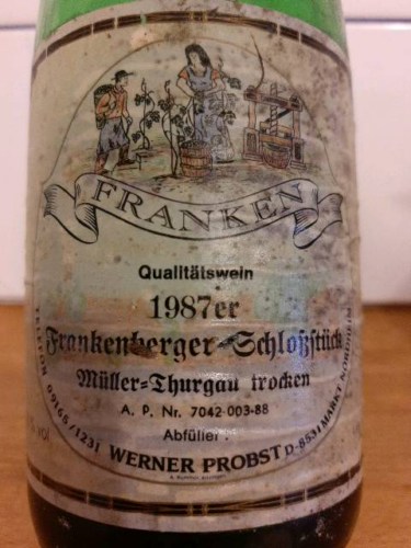 Werner Probst Frankenberger Schloßstück Müller Thurgau Trocken | Vivino