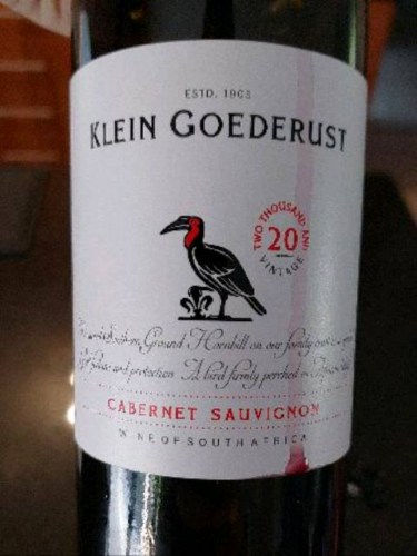 Klein Goederust Cabernet Sauvignon | Vivino US