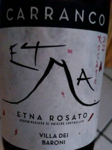 Carranco Villa dei Baroni Etna Rosato | Vivino US