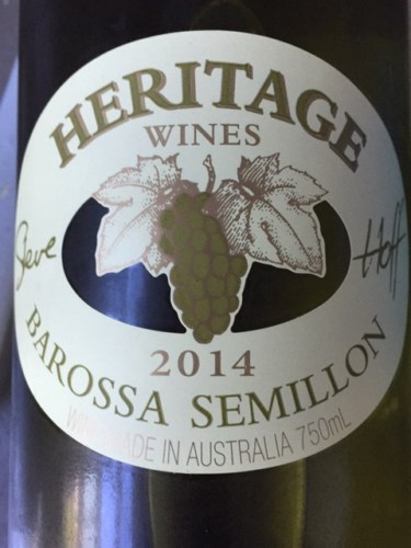 2017 Heritage Wines Sémillon | Vivino US