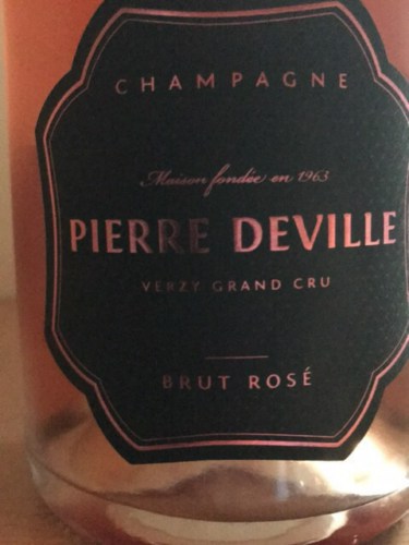 Pierre Deville Brut Rosé Champagne Grand Cru 'Verzy' | Vivino US